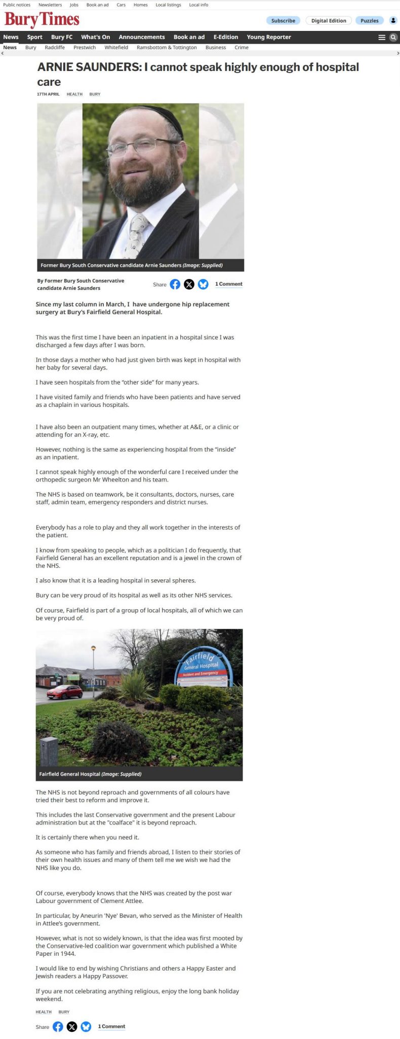 In the Press - Andrew Wheelton